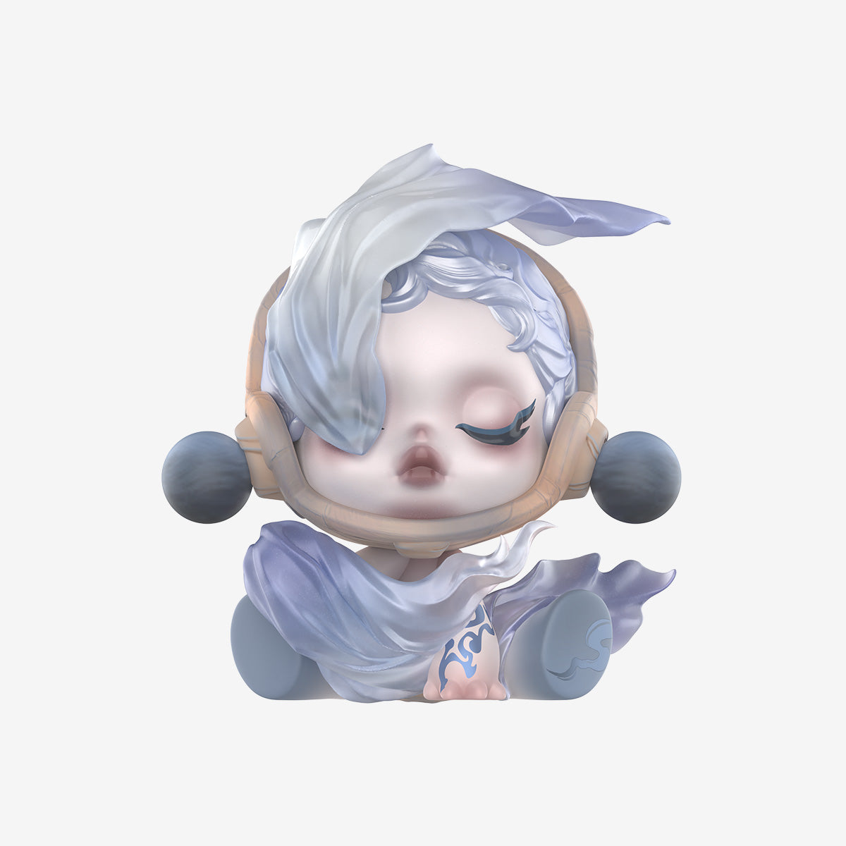 POP MART SKULLPANDA The Ink Plum Blossom Series Figures - The Snow (Co ...