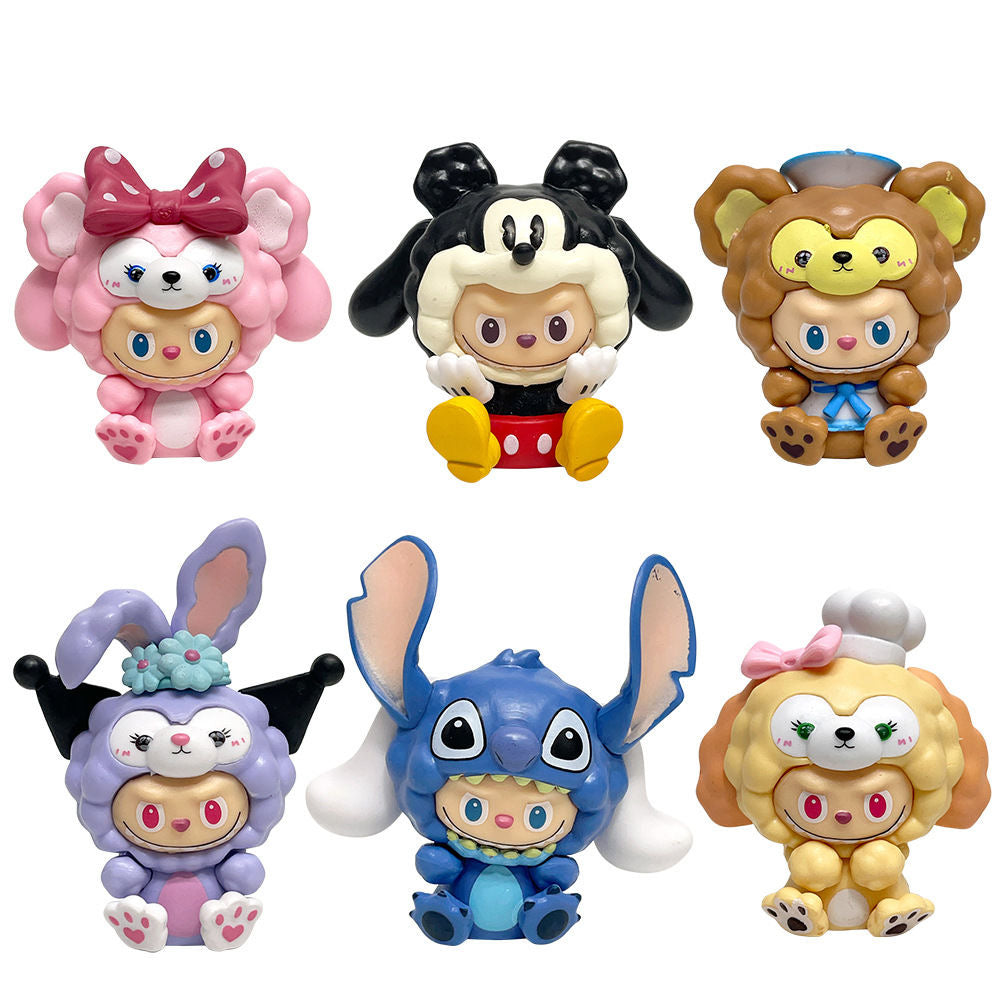 Labubu X Disney Blind Box Action Figure (Whole Set of 6) – Cool Dragon ...