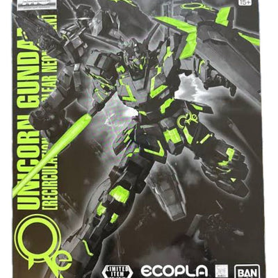 EcoPla MG 1/100 Unicorn Gundam [Recirculation Color/Clear Neon Green ...